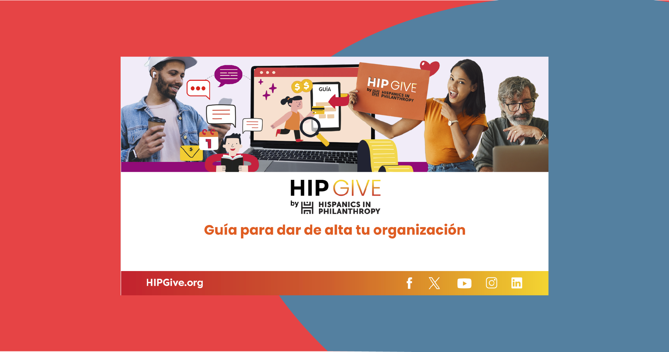Guide to register your organization on HIPGive - HIPGive Learning Center.